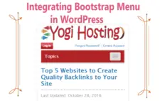 How to Integrate a Bootstrap Menu Into Your WordPress website