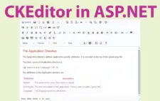 How to use CKEditor in ASP.NET Web Forms [download codes]